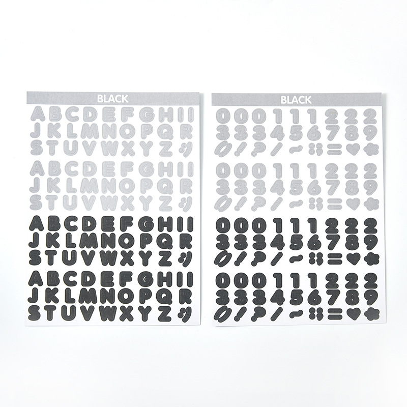 Jual miss.jojo Stiker Huruf Deco Alphabet Untuk Number Aesthetic ...