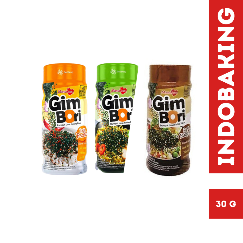 Jual MamaSuka Bon Nori / Gim Bori Rumput Laut Kering Tabur Botol 30g ...