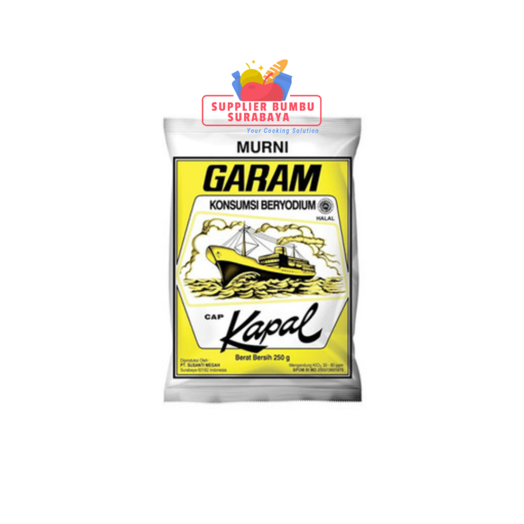 Jual Garam Cap Kapal Kemasan Kecil 250g | Shopee Indonesia