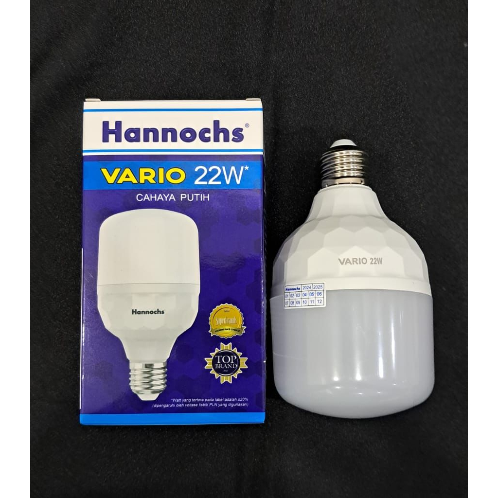 Jual Hannochs Bola Lampu LED BULB 22W Vario Hannochs Kapsul Tabung 22 watt | Shopee Indonesia