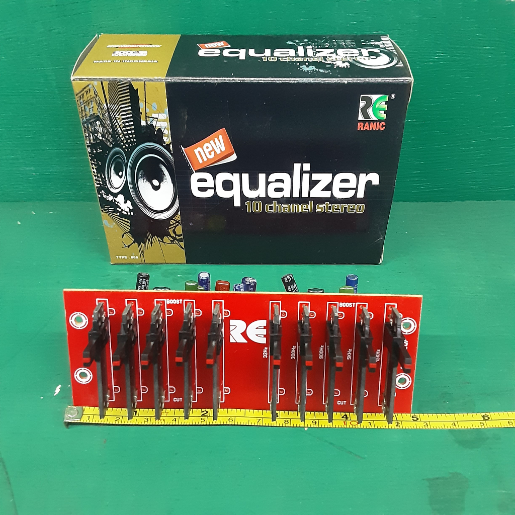 Jual Kit Equalizer Stereo 10 Chanel TL074CN New | Shopee Indonesia