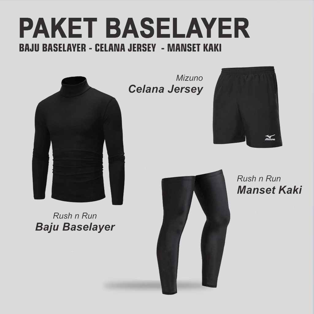 Jual Setelan Olahraga Pria Wanita Baju Manset Pria Wanita - Base Layer ...