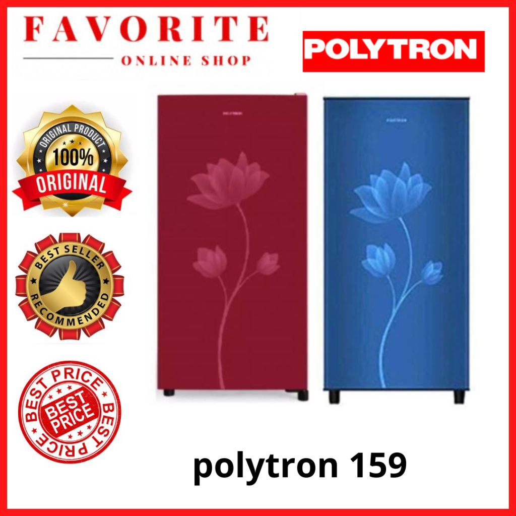 Jual KULKAS POLYTRON 1 PINTU 159 PRB159 PRB 159 LEMARI ES 1 PINTU ...