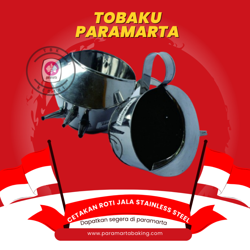 Jual CETAKAN ROTI JALA STAINLESS STEEL CANGKIR / CETAKAN ROTI JALA ...
