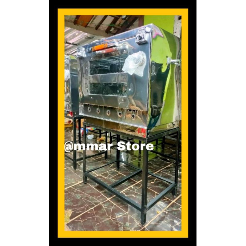 Jual OVEN GAS STAINLESS UKURAN 60X40, OVEN GAS API ATAS BAWAH, PAKET ...