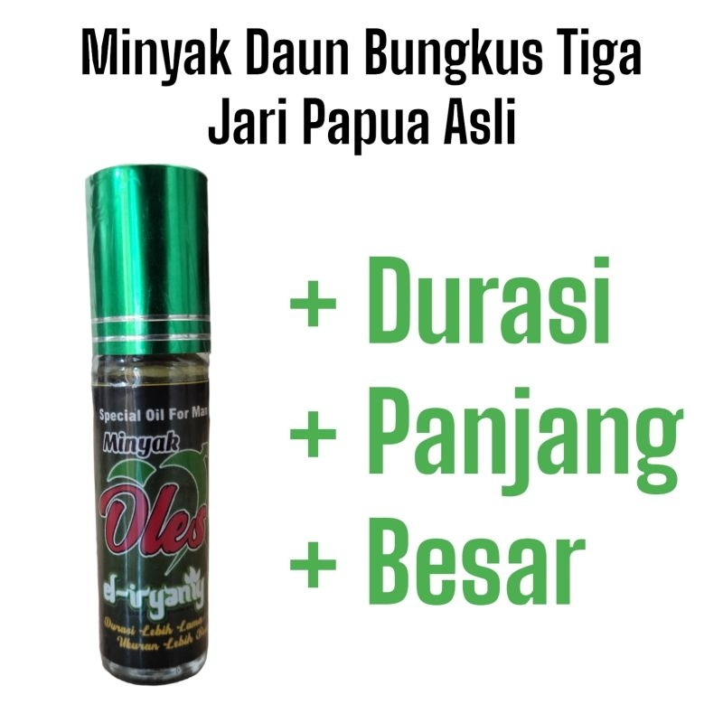 Jual Minyak Oles El Iryani Daun Bungkus Tiga jari Papua asli | Shopee ...