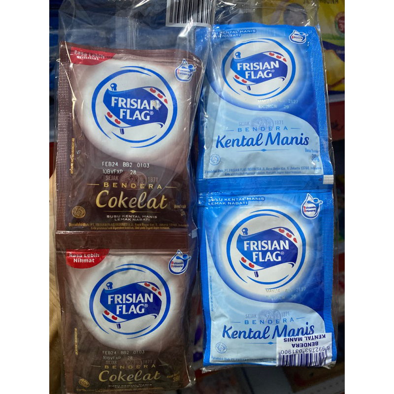 Jual Susu Bendera sachet isi 6 | Shopee Indonesia