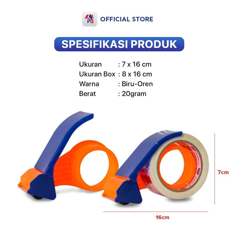 Jual TEMPAT LAKBAN / TAPE DISPENSER 2 INCH | Shopee Indonesia