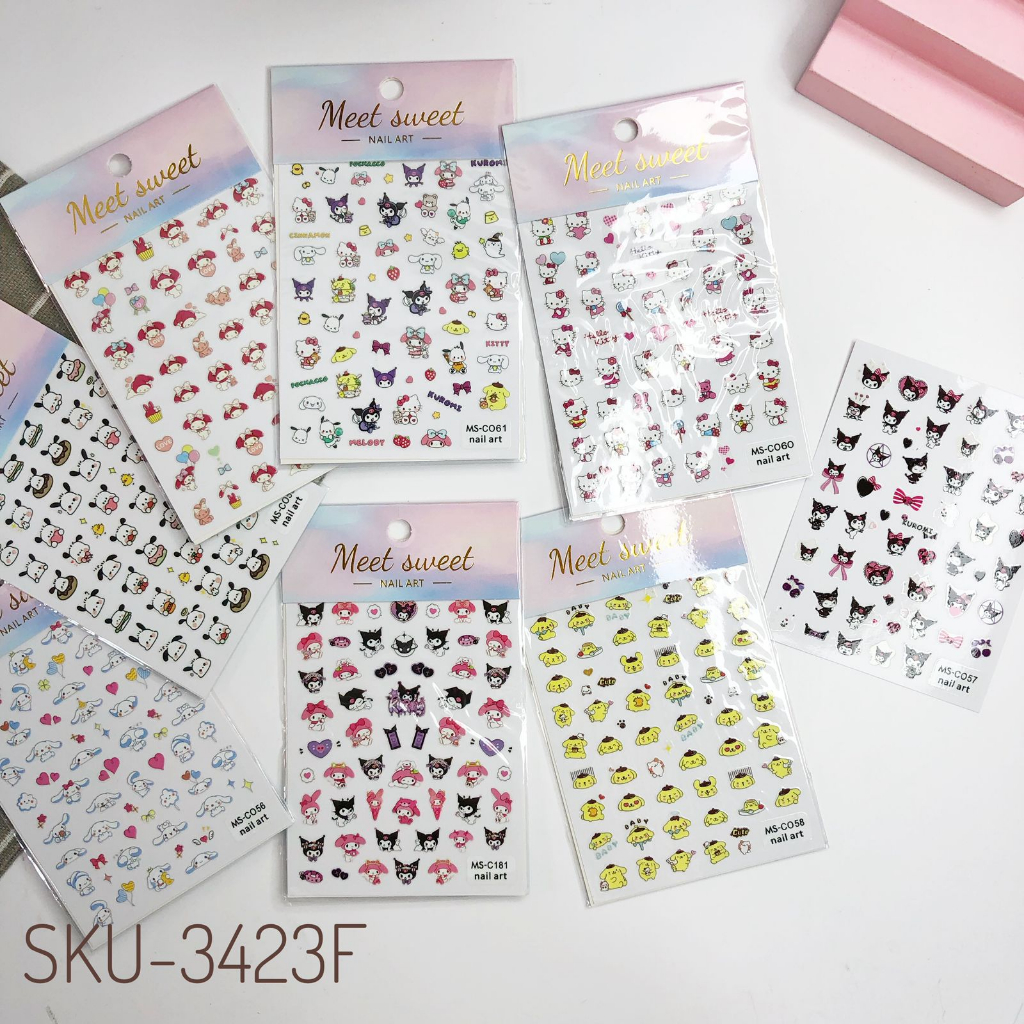 Jual STIKER KUKU DISNEY SANRIO / STICKER KUKU CINAMOROLL/ KUROMI ...