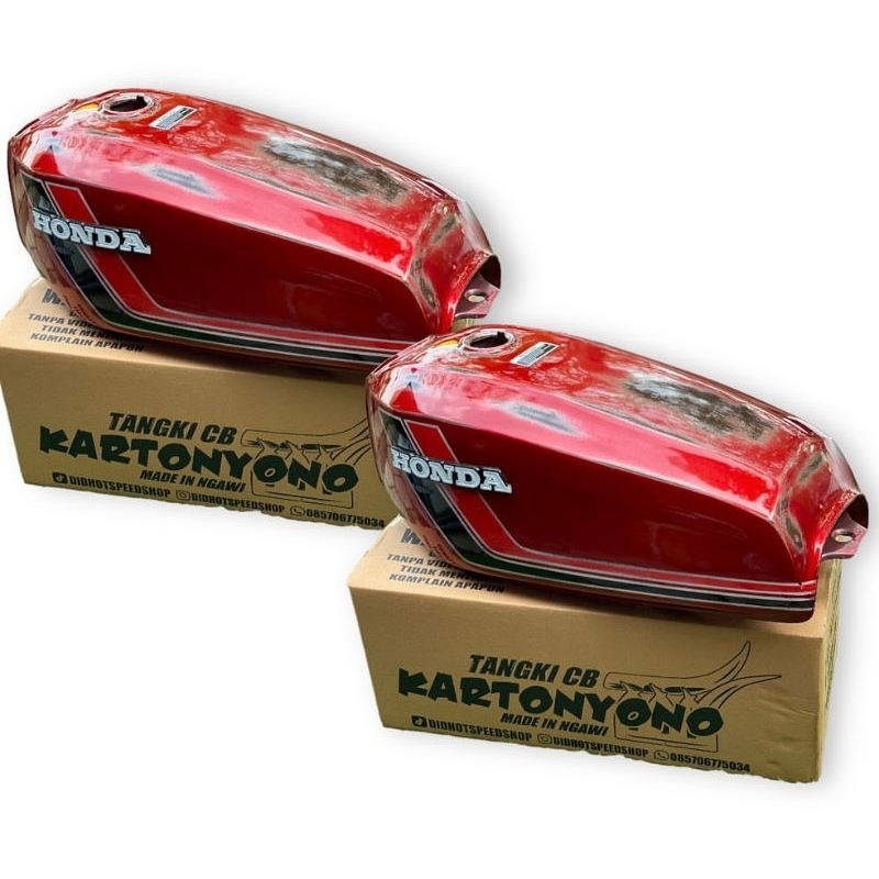 Jual TANGKI CB K5 MODEL DLAMBUS MERAH BISA DI APLIKASIKAN KE GL100 | Shopee Indonesia