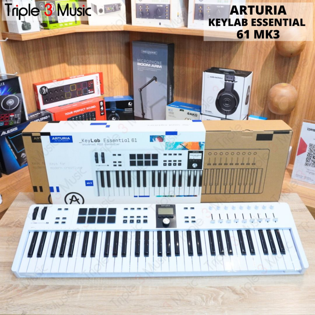 Jual ARTURIA KeyLab Essential 61 mk3 MIDI Keyboard Controller | Shopee ...