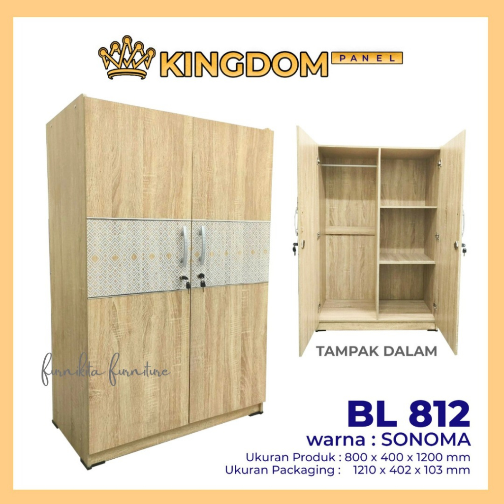 Jual LEMARI PAKAIAN KAYU BABY LOCKER MINIMALIS BL05 | Shopee Indonesia