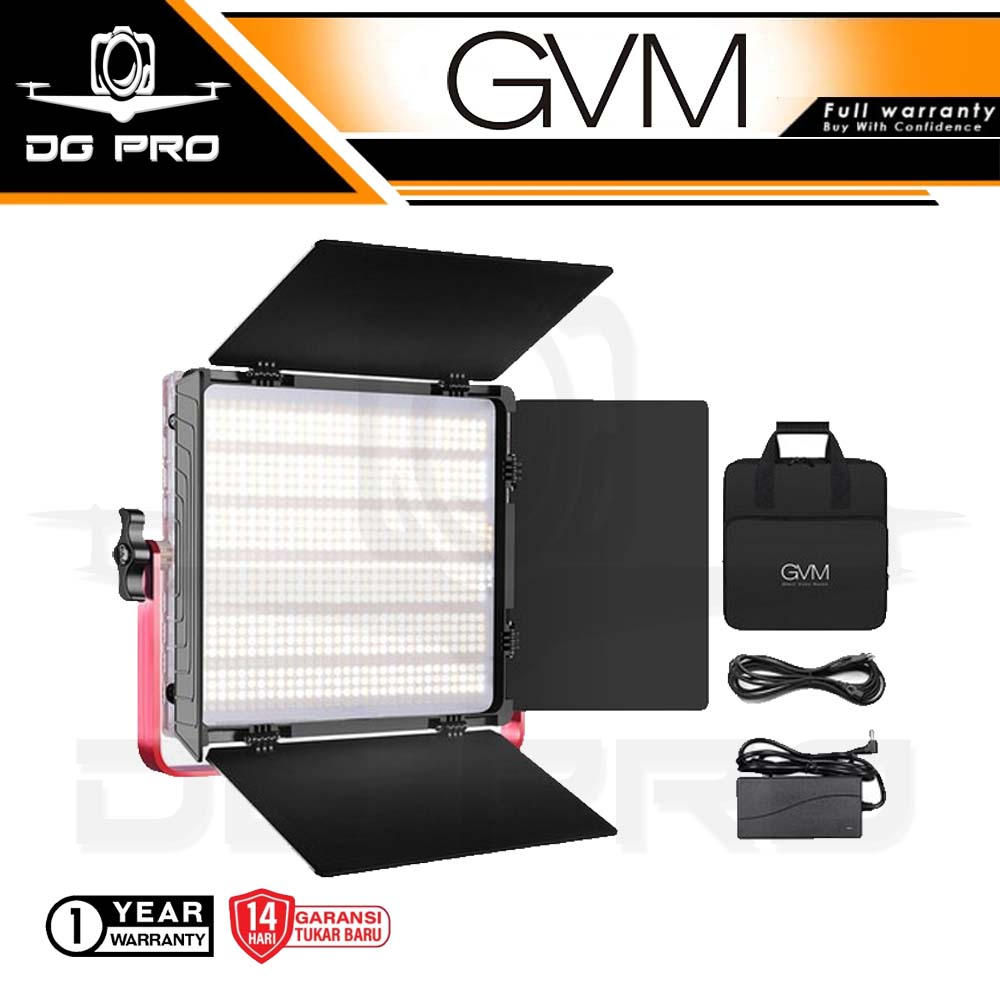 Jual GVM 1200D RGB LED Studio Video Light Bi-Color Soft Light Panel ...