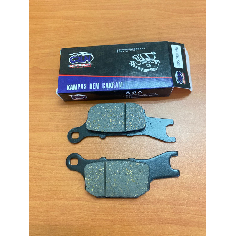 Jual (CRUN) Dispad Cakram Belakang Satria F150 New (Kotak) / Kampas Rem ...