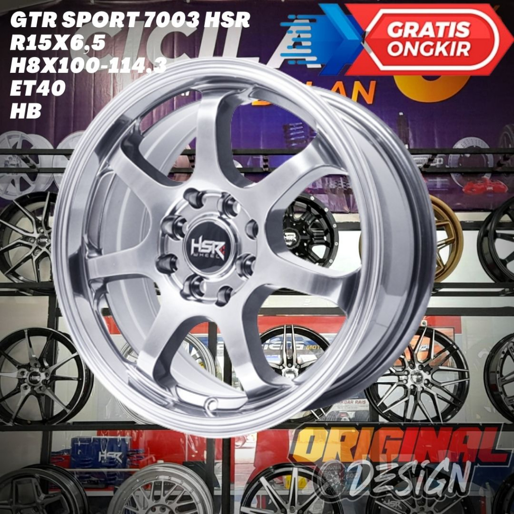 Jual Velg Mobil Ring 15 HSR GTR SPORT R15 Untuk Ciaz , Baleno , Esteem , Ignis | Shopee Indonesia