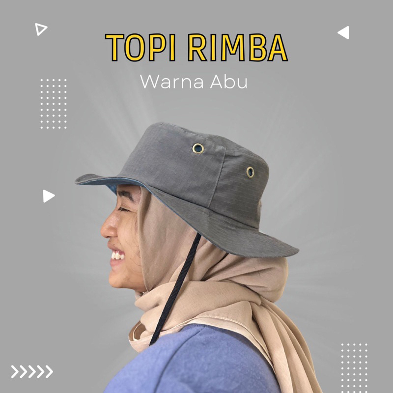 Jual topi rimba topi petualang topi outdoor | Shopee Indonesia