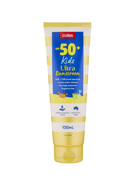 Jual Coles SPF 50+ Sunscreen Kids Tube 100mL | Shopee Indonesia