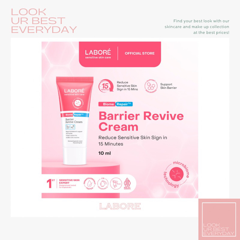 Jual LABORE Biome Repair Barrier Revive Cream 10 ml | Shopee Indonesia