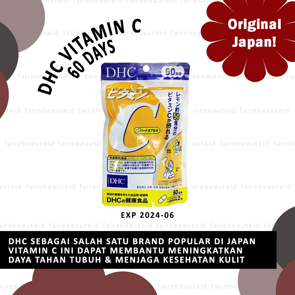 Jual [ORIGINAL JAPAN] READY STOCK DHC VITAMIN C 120 TABS FOR 60 DAYS | Shopee Indonesia