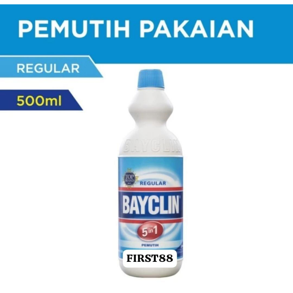 Jual Bayclin Pemutih Pakaian Botol 500 ml | Shopee Indonesia