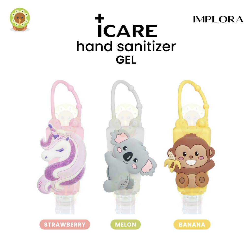 Jual IMPLORA I CARE HAND SANITIZER GEL 30ML KARAKTER LUCU | Shopee ...
