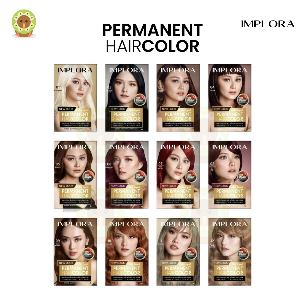 Jual IMPLORA NEW LOOK PERMANENT HAIR COLOR - IMPLORA CAT RAMBUT ...