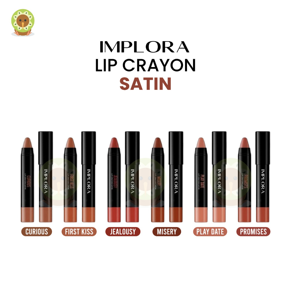 Jual IMPLORA LIP CRAYON SATIN - IMPLORA LIPSTICK - LIPSTIK | Shopee ...