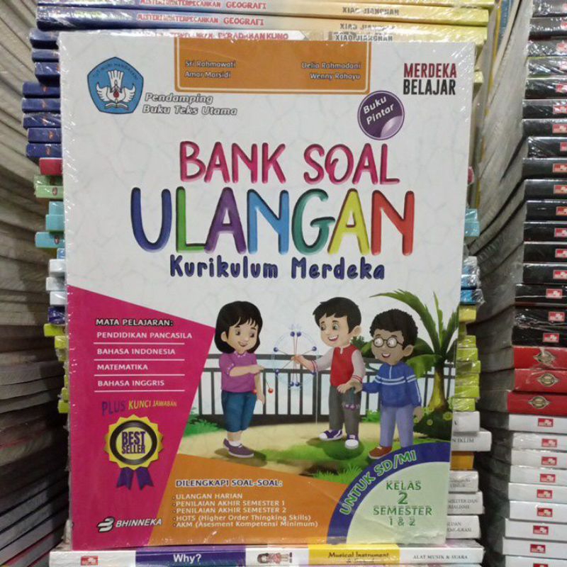Jual BANK SOAL ULANGAN SD Kelas 2 Semester 1&2 KURIKULIM MERDEKA ...