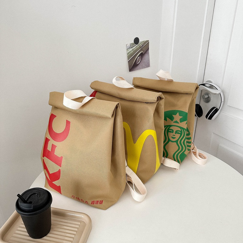 Jual [IMPORT] BACKPACK KFC/SBUX/MCD | TAS BACKPACK | TAS SEKOLAH | TAS ...