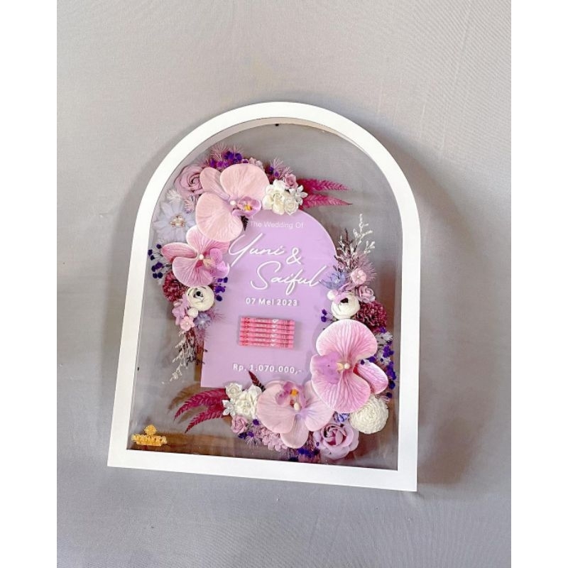 Jual Mahar Dome Minimalis Laser Cut Mahar Pernikahan Mahar Akrilik ...