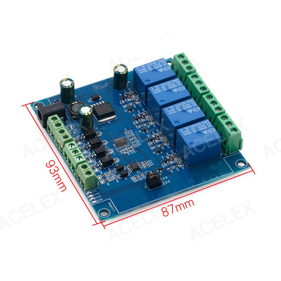 Jual Siap Kirim Modbus RTU 1/2/4 Channel 7-24V Relay Module Switch Modbus RTU Ananv3 Dijamin Ori ...