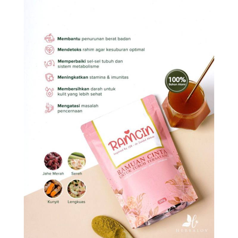 Jual RAMCIN RAMPAI CINTA PEREDAKAN MAAGH DAN GERD, DETOX RAHIM, BOOSTER ...