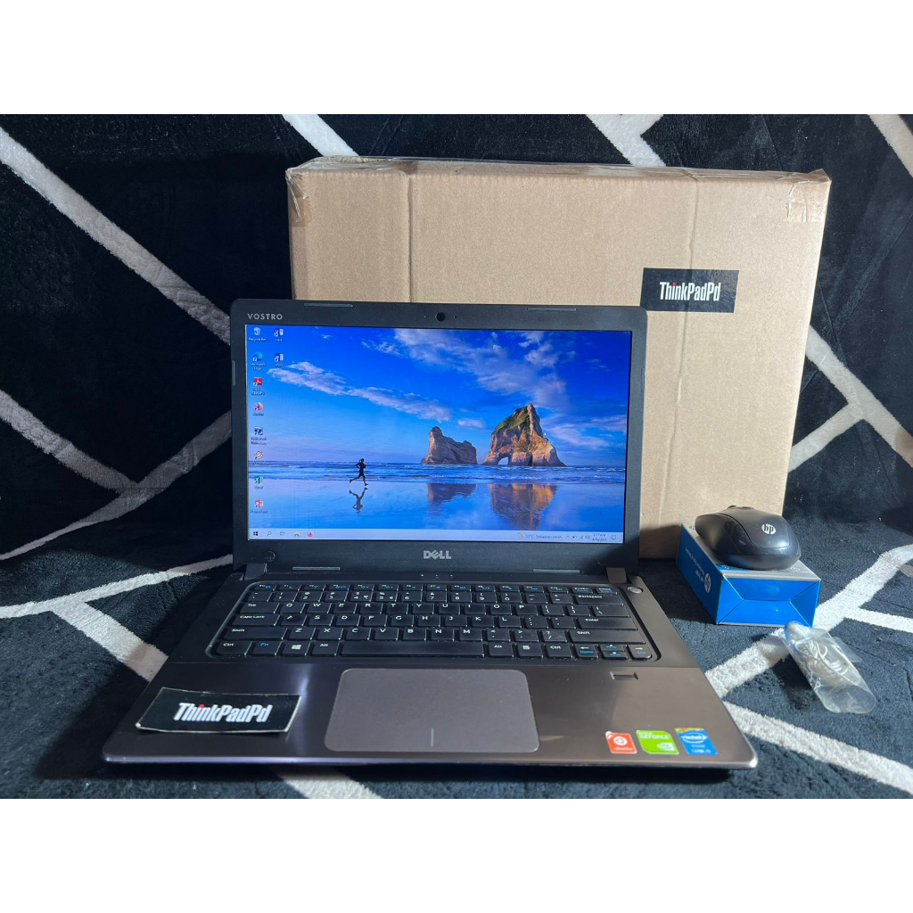 Jual Laptop Gaming Desain Dell Vostro 14 Core i5 4210u SSD Nvidia Murah | Shopee Indonesia