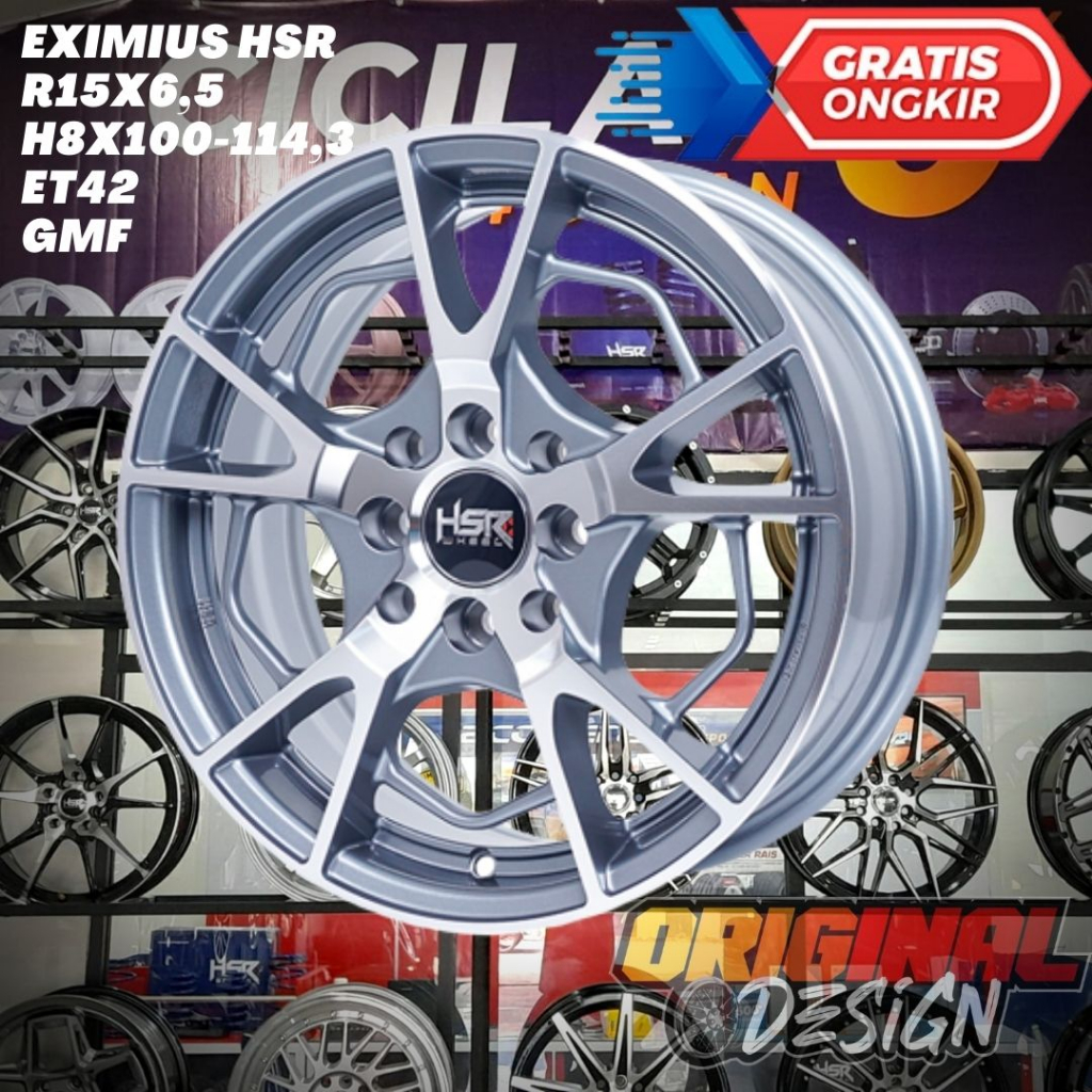 Jual Velg Mobil Racing Ring 15 HSR EXIMIUS R15 Avanza , Evalia , Brio , Ist | Shopee Indonesia