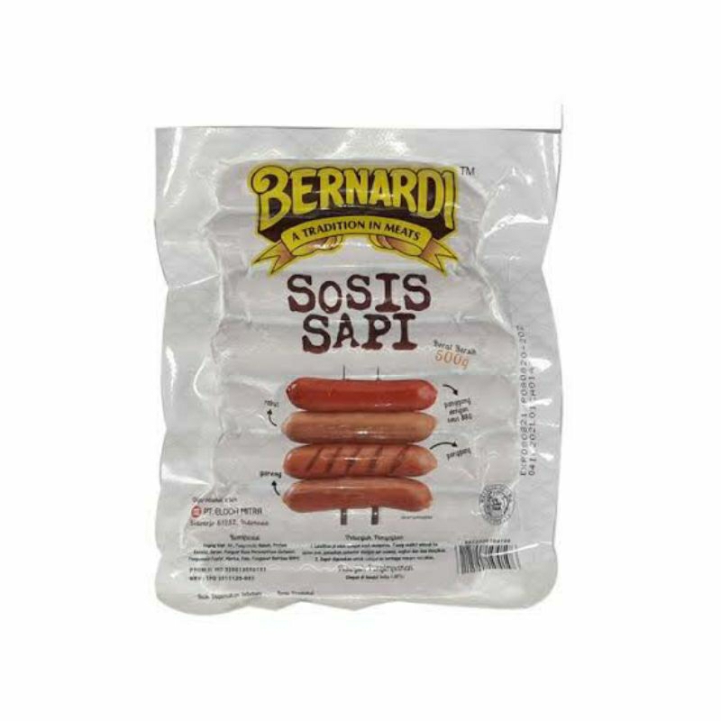 Jual Bernardi Sosis Sapi 500 gr | Shopee Indonesia
