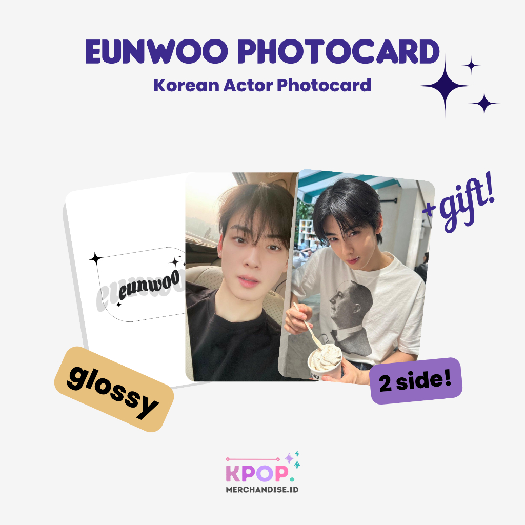 Jual CHA EUNWOO PHOTOCARD UNOFFICIAL | Shopee Indonesia