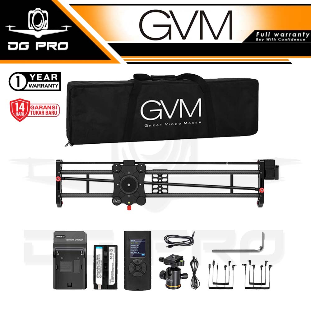 Jual GVM GP-120QD Motorized Carbon Fiber Video Slider (48") | Shopee ...