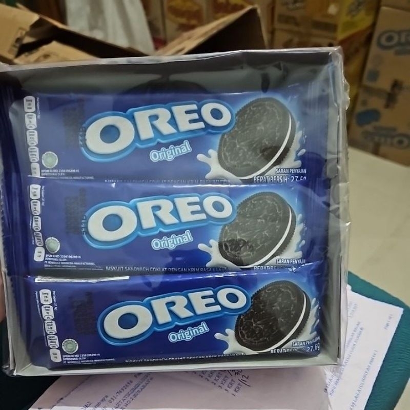 Jual OREO STRAW /COKLAT / ICE CREAM / ORIGINAL 12 X 27,6 GR | Shopee ...