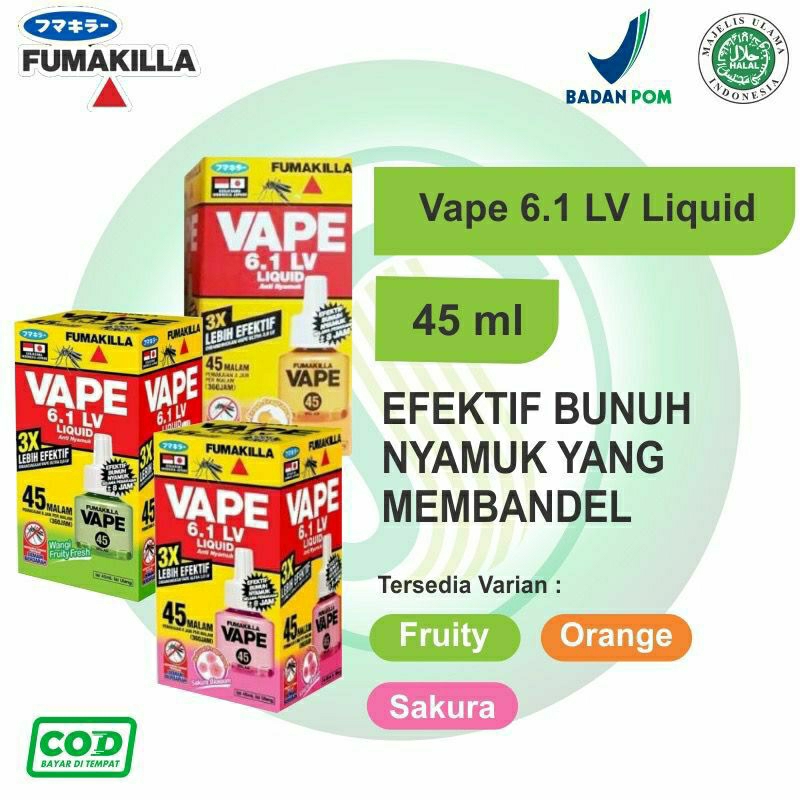 Jual FUMAKILLA OBAT NYAMUK DBD ELEKTRIK REFILL / 90 malam Ampuh ...
