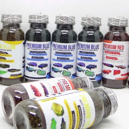 Jual Pelet PREMIUM RED BLUE YELLOW 60 gram kemasan botol untuk Chana ...