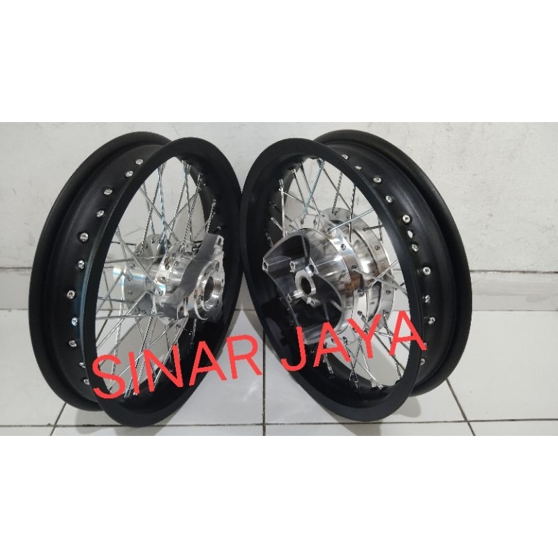 Jual paket set velg jari tapak lebar pcx 150 160 nmax new aerox vario ...