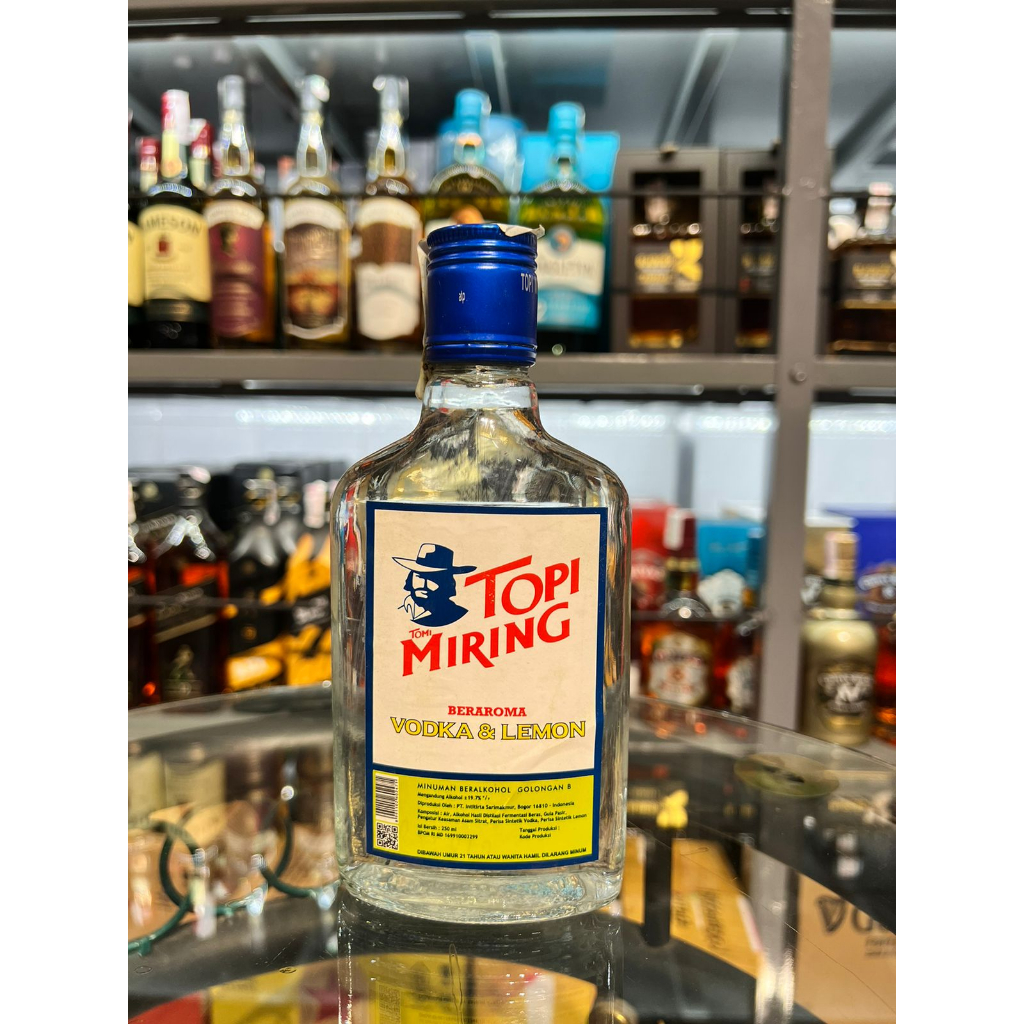 Jual TOPI MIRING BERAROMA VODKA DAN & LEMON 250 ML KECIL | Shopee Indonesia