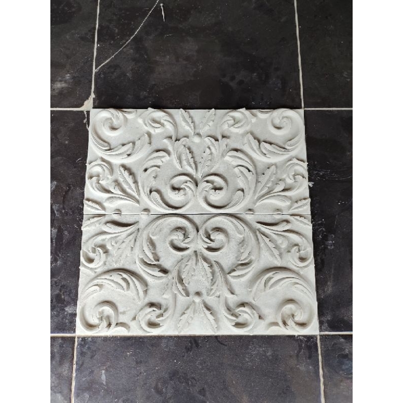 Jual ukiran dingding /wall panel 3d 50x50 | Shopee Indonesia
