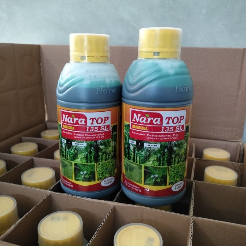 Jual Herbisida Kontak Nara Top 135 SL 1Liter Pembasmi Aneka Macam ...
