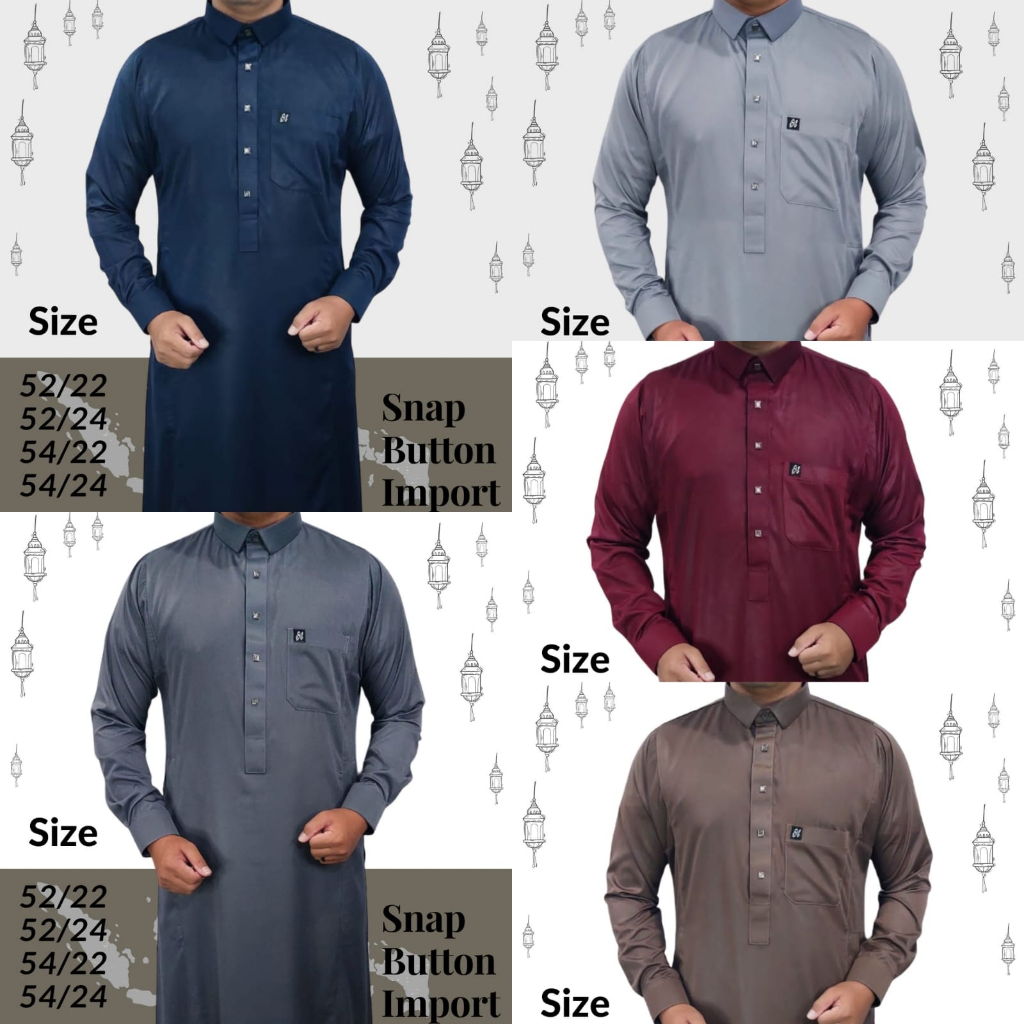 Jual Jubah Saudi Hamada Fashion, Jubah Premium, Jubah Exclusive, Jubah ...