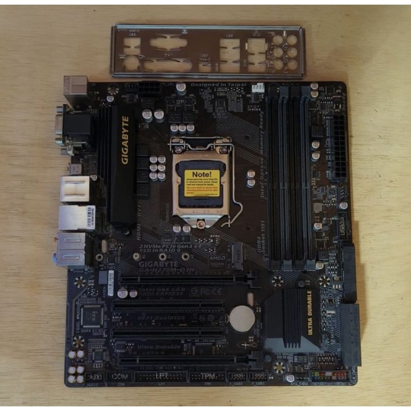 Jual MOBO/MOTHERBOAD GIGABYTE H270M / LGA 1151 NVME/M2.SATA /4 SLOT RAM ...
