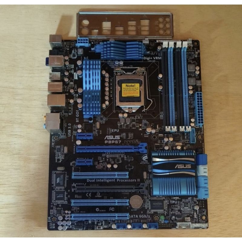 Jual MOBO/MOTHERBOAD ASUS P67 P8P67 LGA 1155 ATX SUPPORT GEN 2 GEN 3 ...