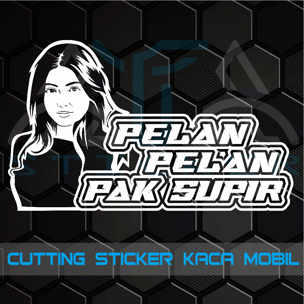 Jual STIKER CUTTING KACA PINTU MOBIL TRUCK,PICK UP,PELAN-PELAN PAK ...