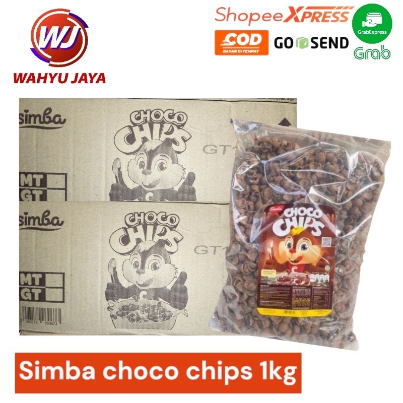 Jual Simba choco chips coklat 1kg dus @2 | Shopee Indonesia