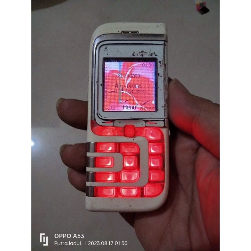 Jual Nokia 7260 i Merah Putih Original Normal Mulus Jadul Langka Unik ...